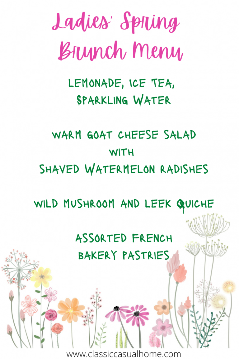 How To Make An Easy and Elegant Spring Brunch | Classic Casual Home