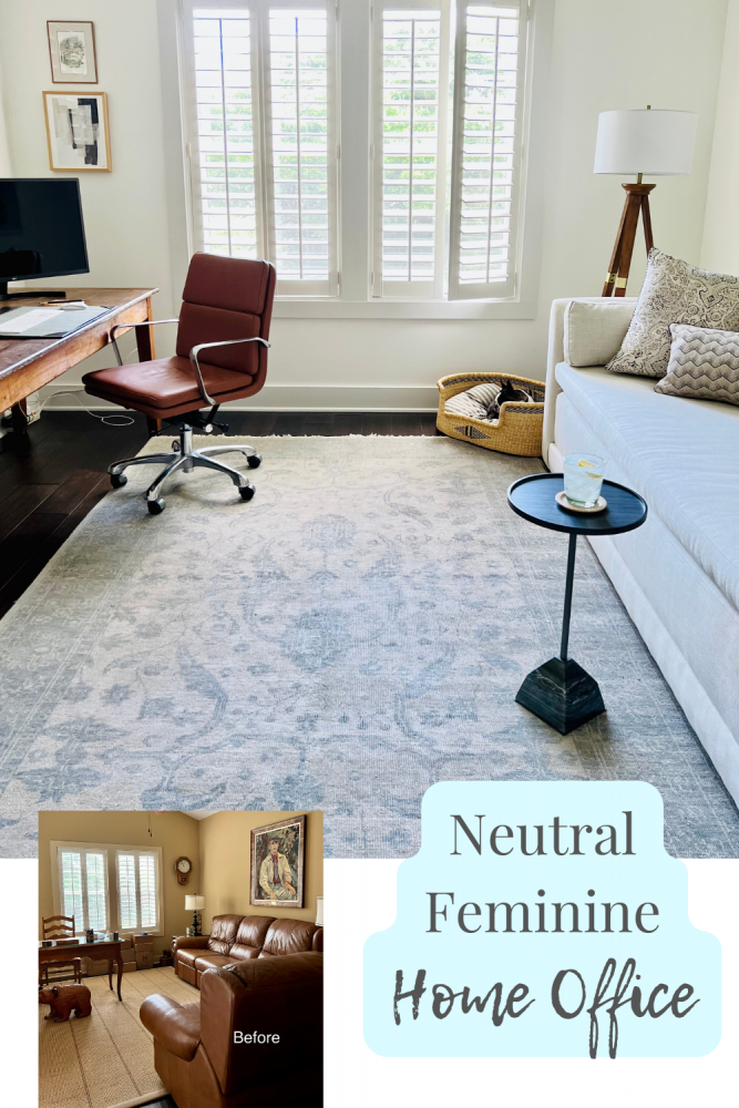 Six Things I Love About My Neutral Home Office | Classic Casual Home