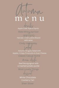 Special Fall Dinner Party Menu Your Guests Will Love | Classic Casual Home