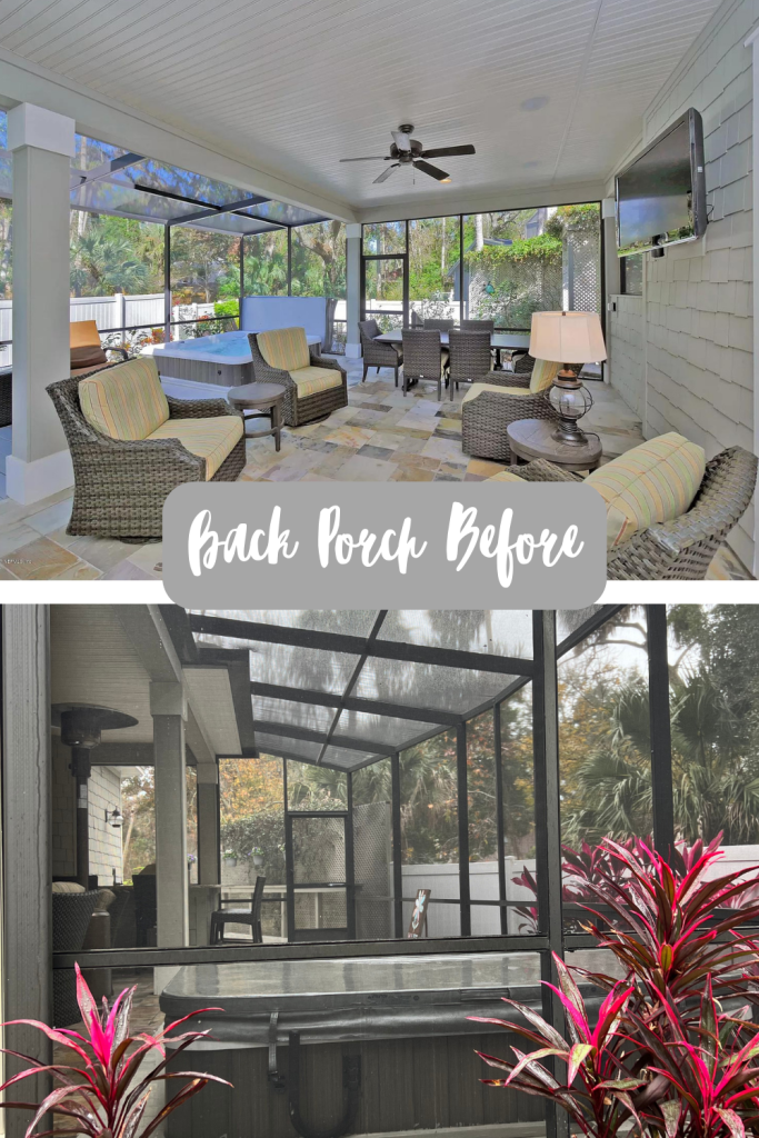 Pretty And Practical Porch and Pool In A Small Backyard | Classic ...