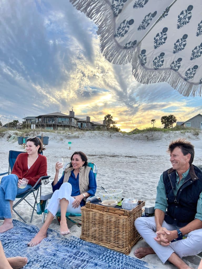 Fun Fall Sunset Beach Party And More Picnics | Classic Casual Home