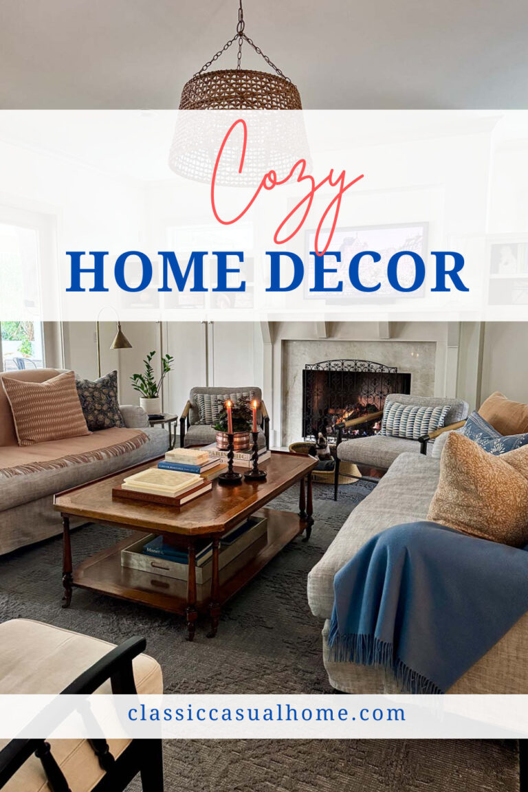 Easy Ways To Create An Inviting, Cozy Weekend At Home | Classic Casual Home