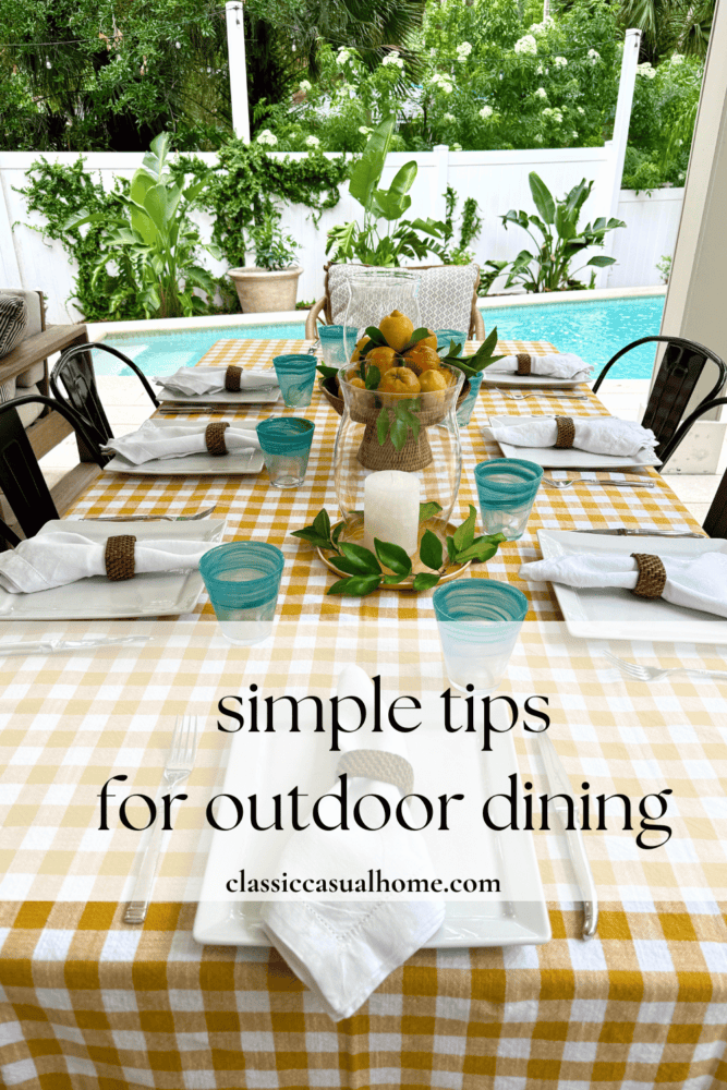Stress-free Outdoor Dinner Tips to Enjoy Alfresco Dining | Classic ...